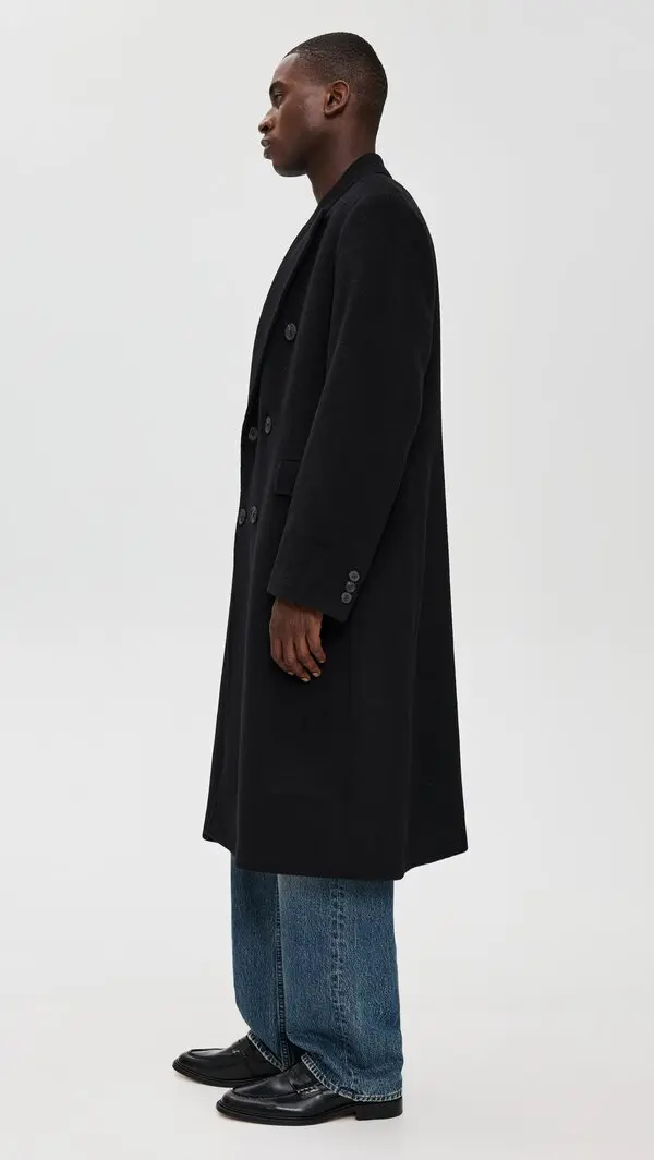 Our Legacy Whale Coat - Black Hairy Wool | Editorialist